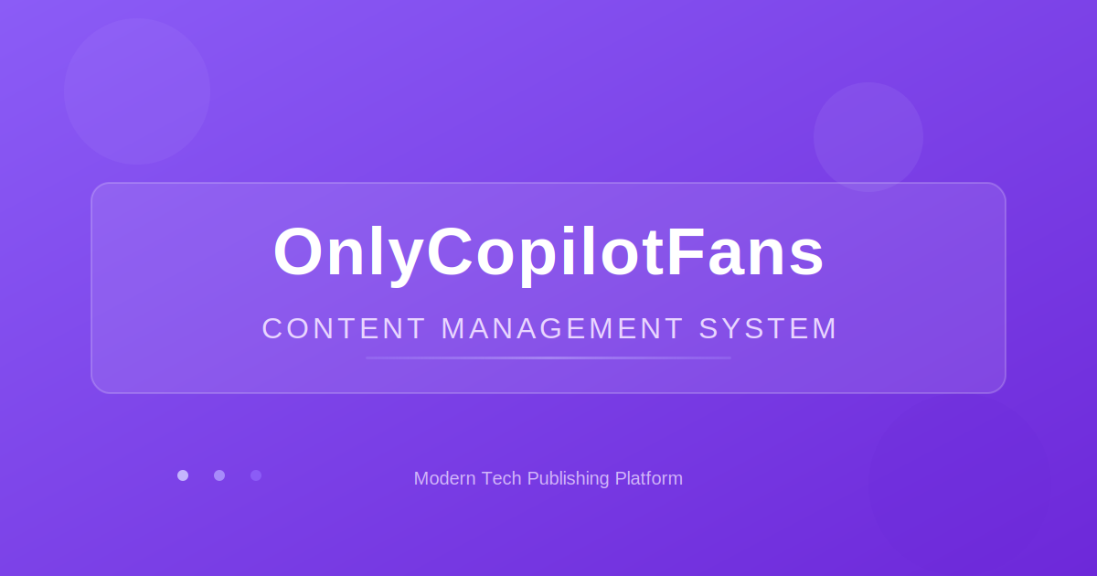 Copilot Studio — OnlyCopilotFans